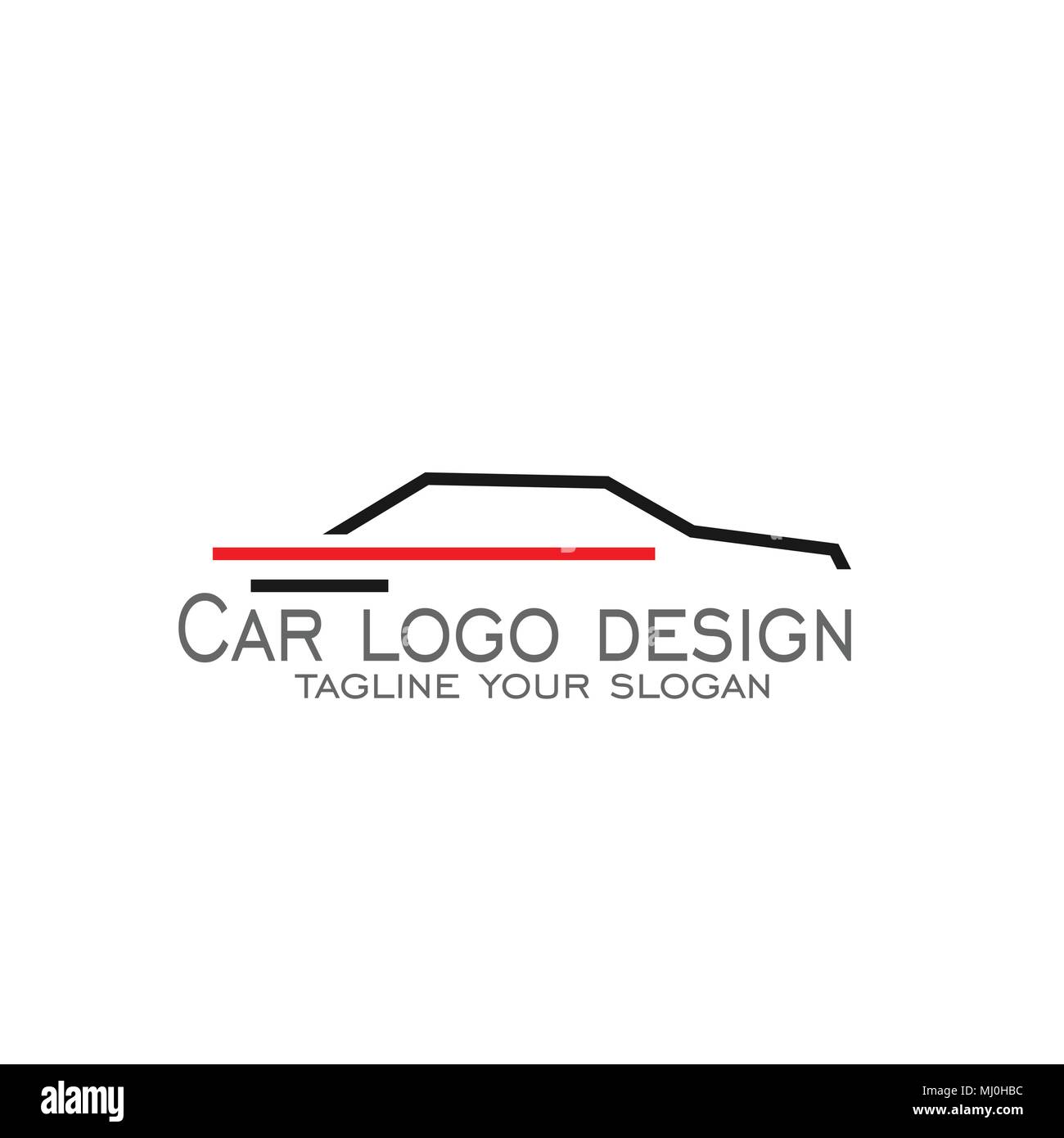 Car logo design, line style, auto car logo, vector icons Stock Vector ...