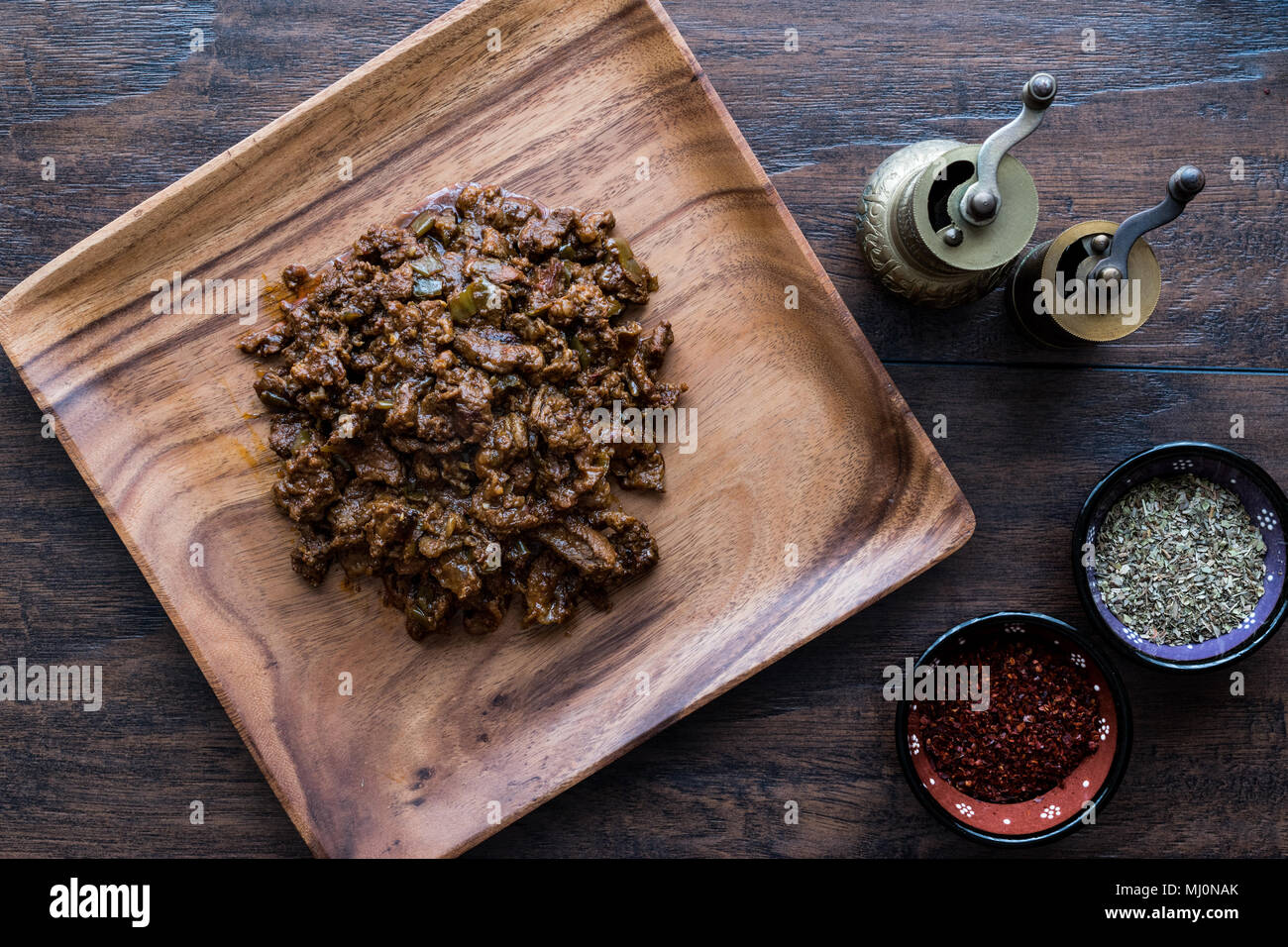 Famous turkish meal kavurma cooking hi-res stock photography and images ...