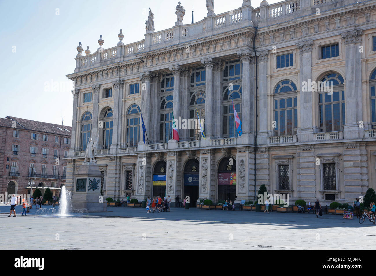 Turin, Piedmont, Italy: sightseeing around the city looking at its ...