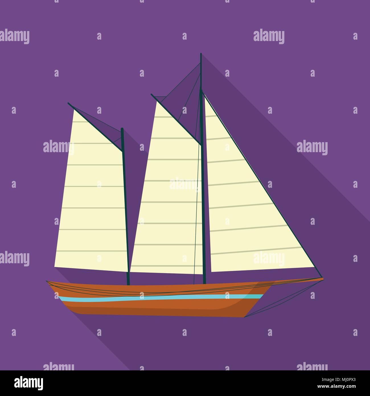 Brigantine warship Stock Vector Images - Alamy