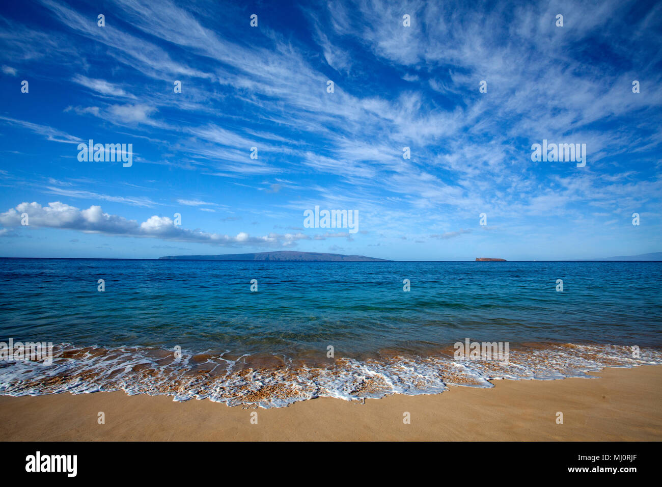 Big Beach, Makena, Maui, Hawaii Stock Photo - Alamy