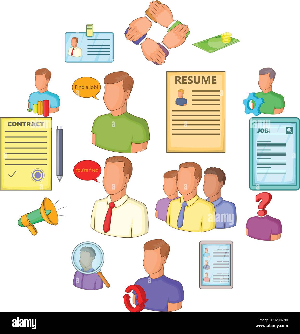 Human resources department cartoon hi-res stock photography and images ...