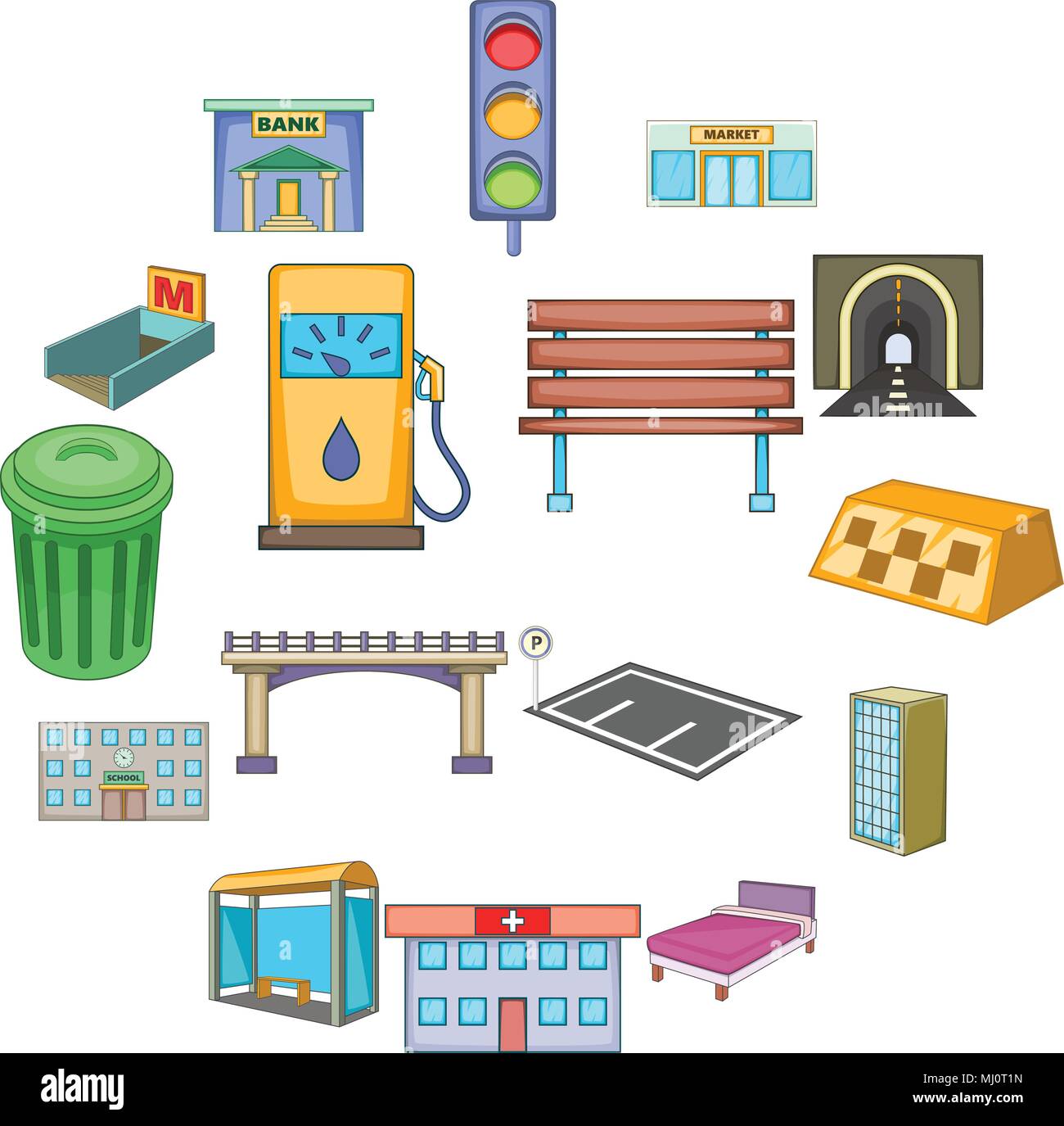 Cartoon School Building Illustration Stock Photos & Cartoon School ...