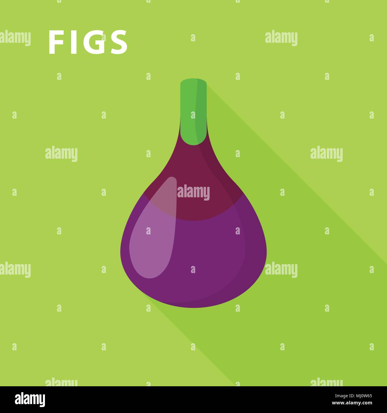 Figs icon, flat style Stock Vector Image & Art - Alamy