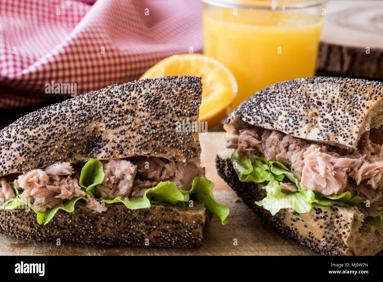 A tuna is a saltwater fish that belongs to the tribe Thunnini Stock ...