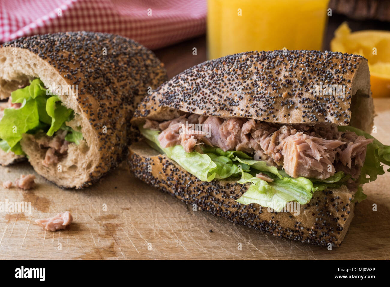 A tuna is a saltwater fish that belongs to the tribe Thunnini Stock ...