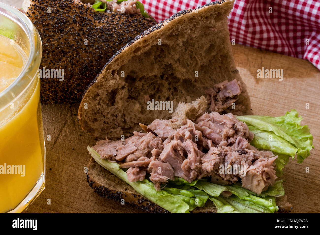 A tuna is a saltwater fish that belongs to the tribe Thunnini Stock ...