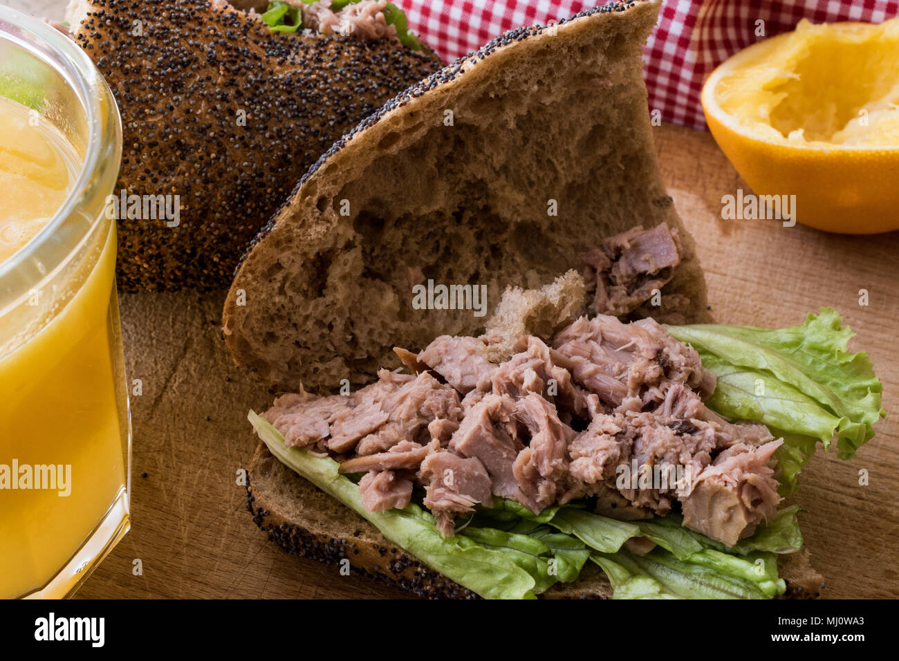 A tuna is a saltwater fish that belongs to the tribe Thunnini Stock ...