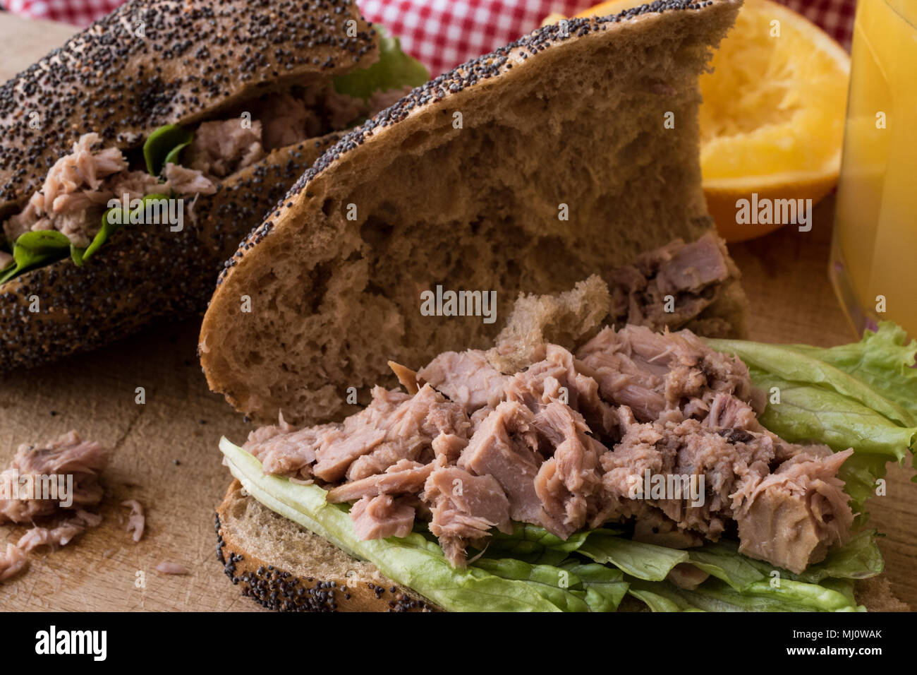 A tuna is a saltwater fish that belongs to the tribe Thunnini Stock ...