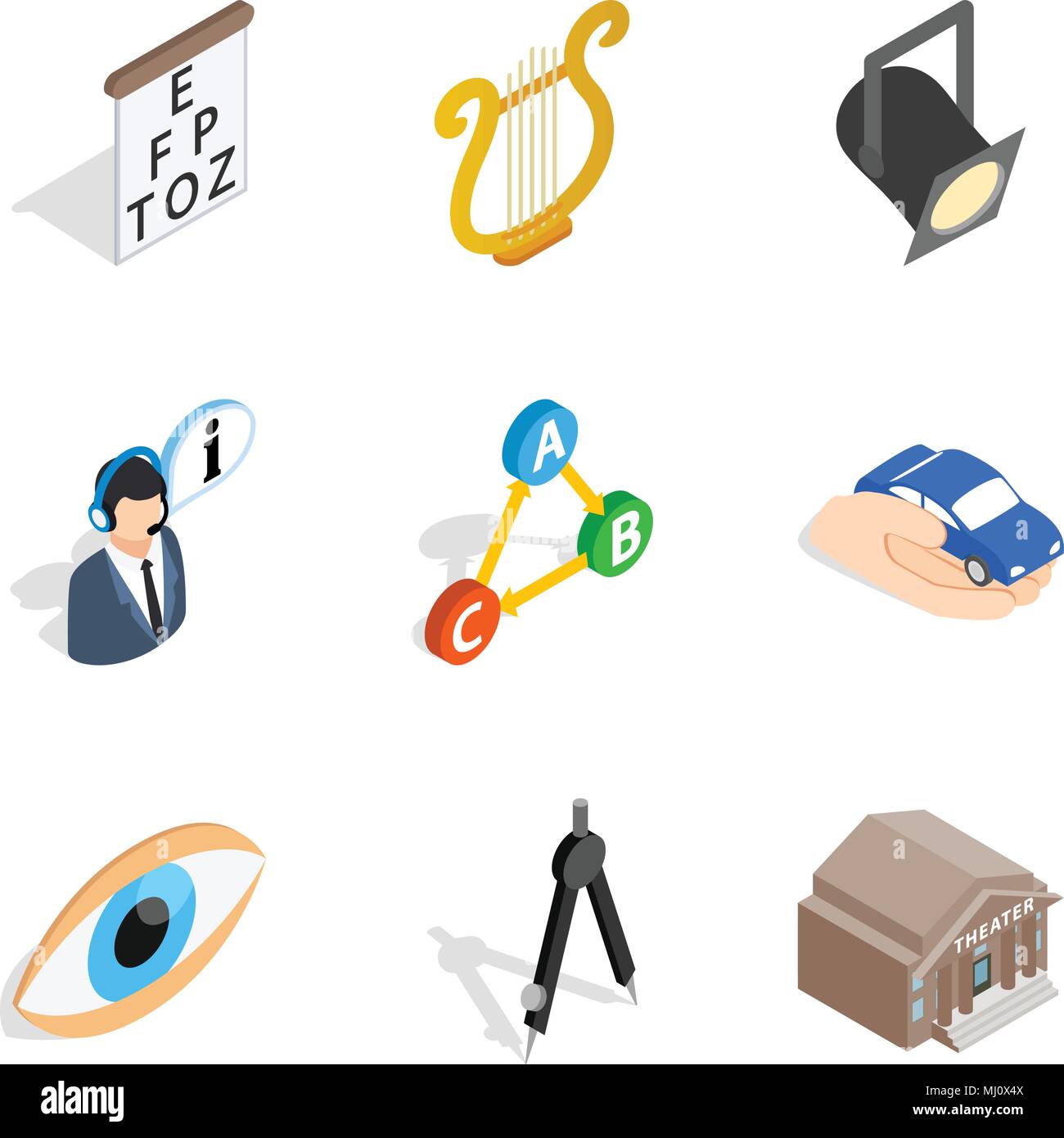 Inspector workplace Stock Vector Images - Alamy