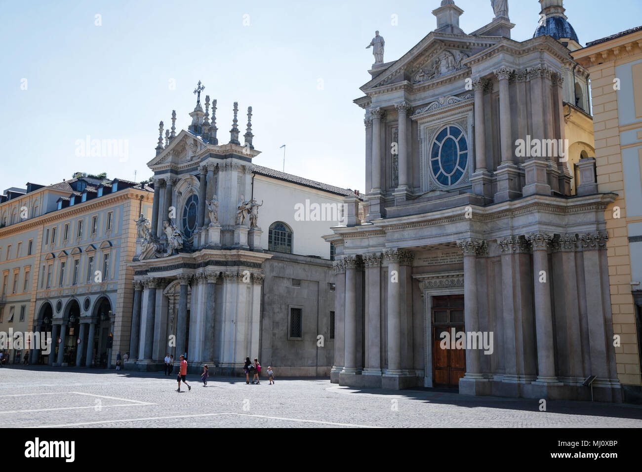 Turin, Piedmont, Italy: sightseeing around the city looking at its ...