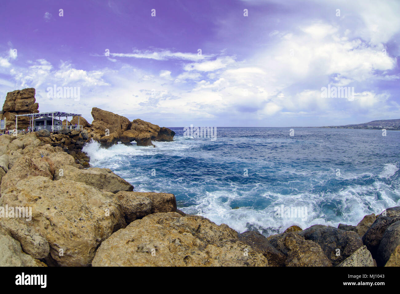 Heavy waves crash on rocks hi-res stock photography and images - Alamy