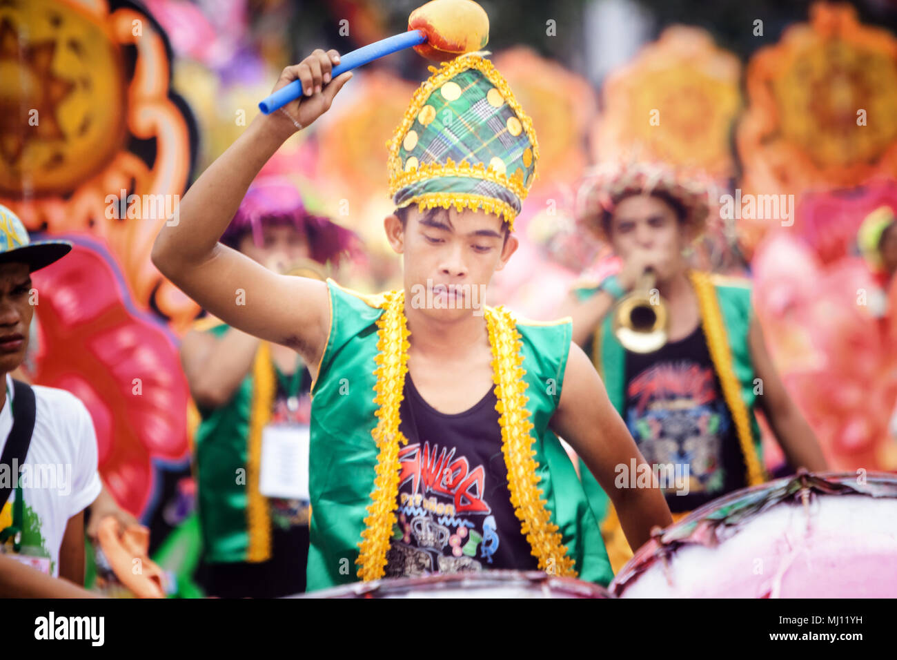 Sinulog Parade in Cebu Philippines Stock Photo - Alamy
