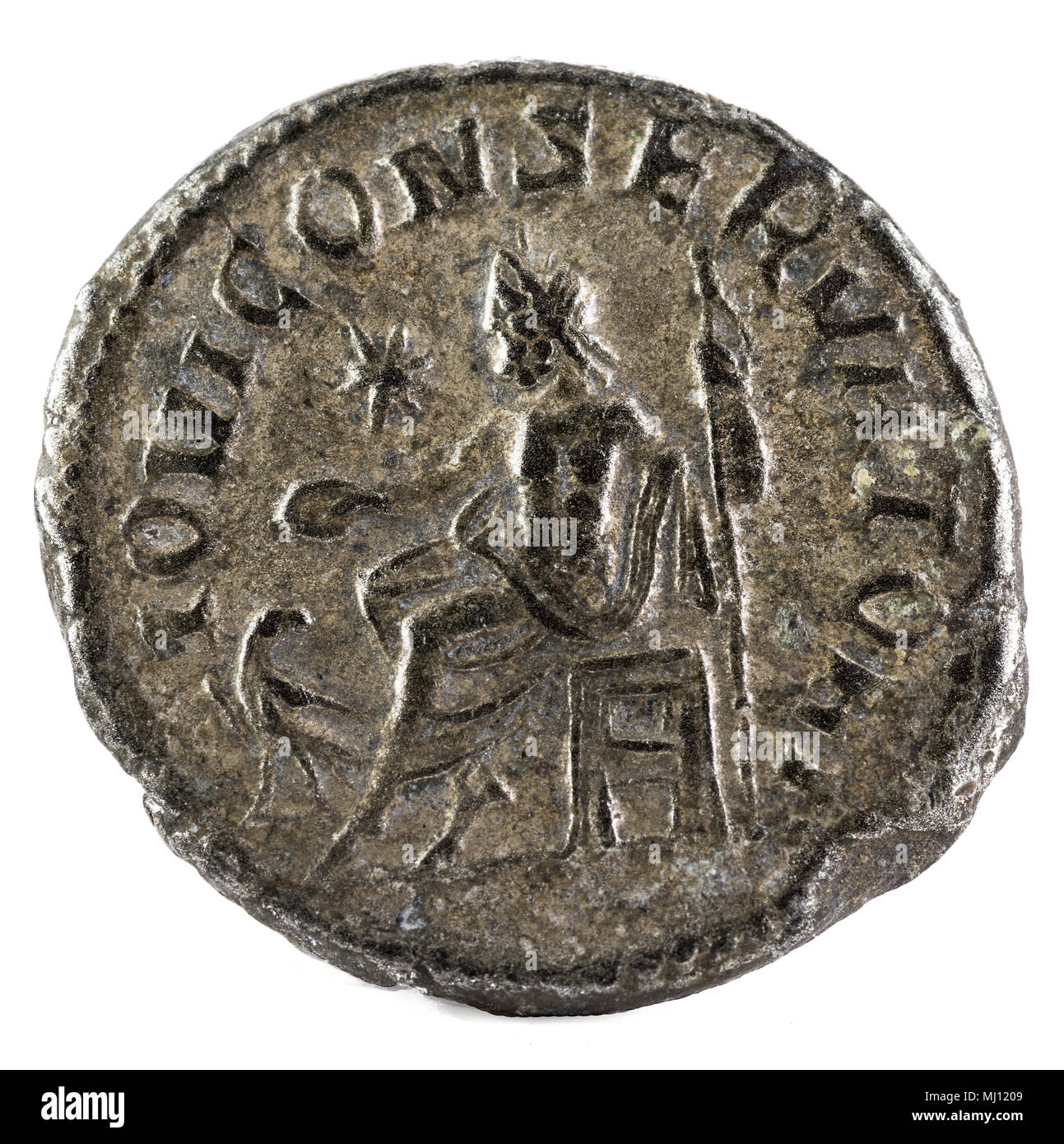 Ancient roman coin Cut Out Stock Images & Pictures - Alamy