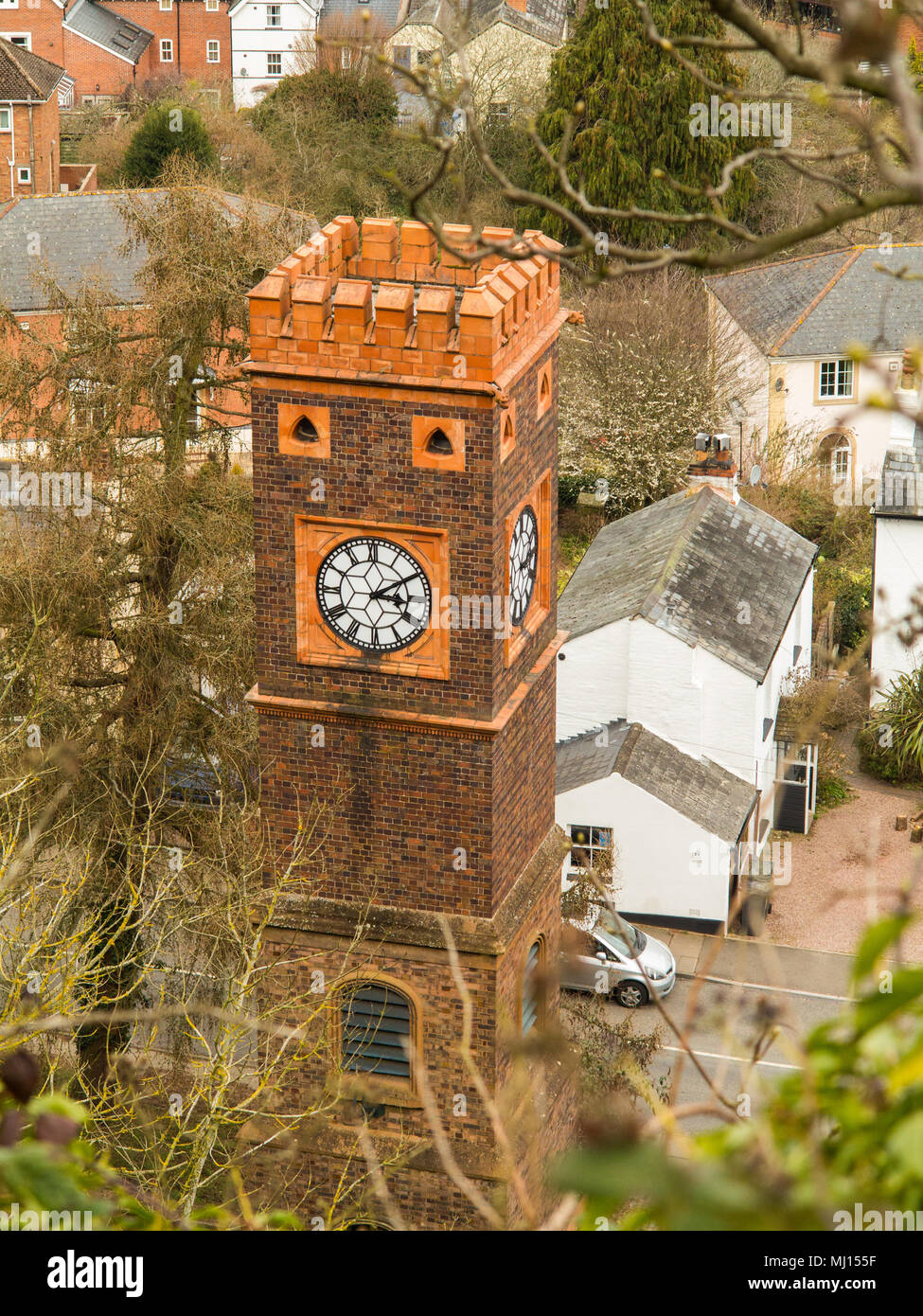 North Malvern clock tower great Malvern Malvern hills Worcestershire ...