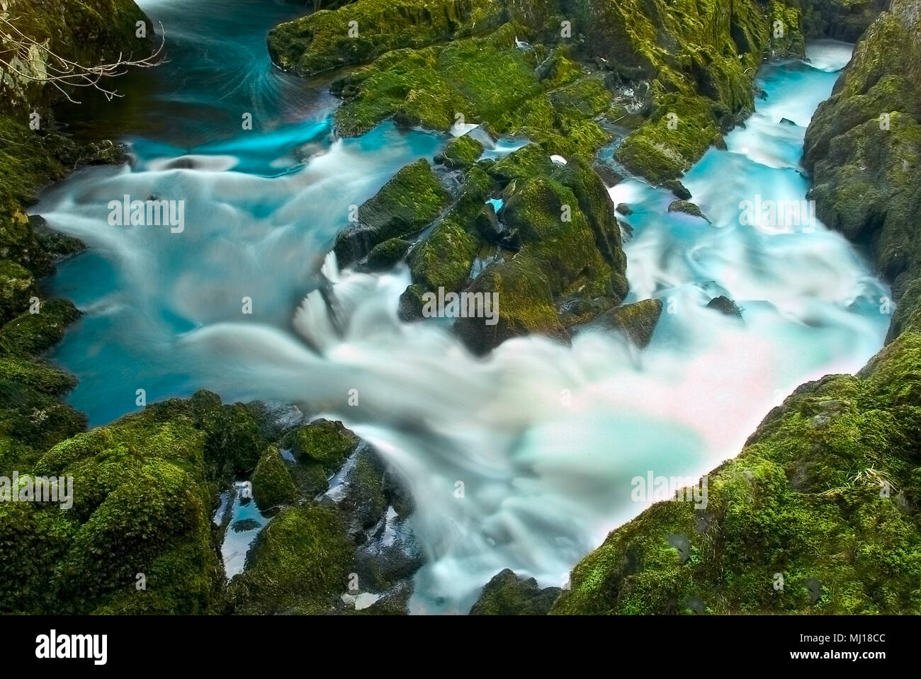 Ingleton Gorge Colour Stock Photo - Alamy