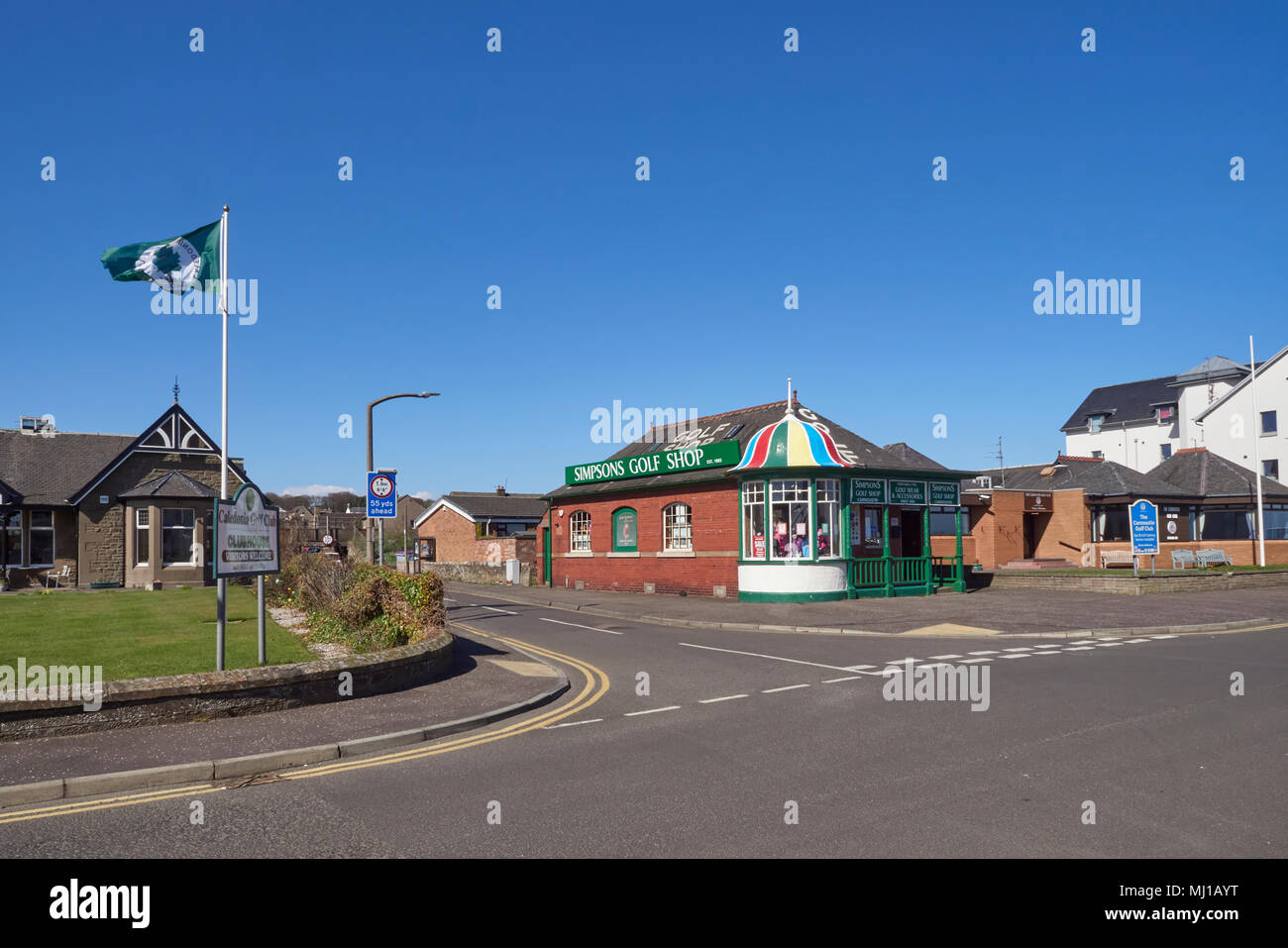 The Caledonia Golf Club Clubhouse and Simpsons Golf Shop at the T ...