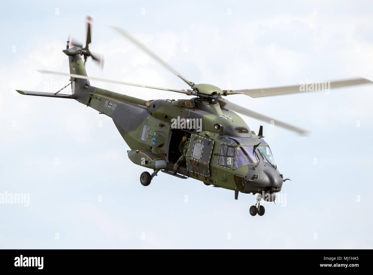 BERLIN, GERMANY - APR 27, 2018: German Army NH-90 TTH transport ...