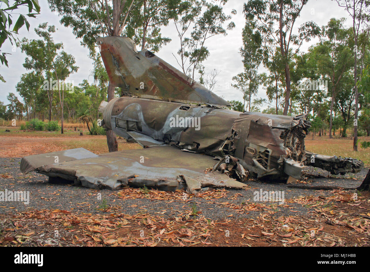 Crashed military fighter jet Stock Photo - Alamy