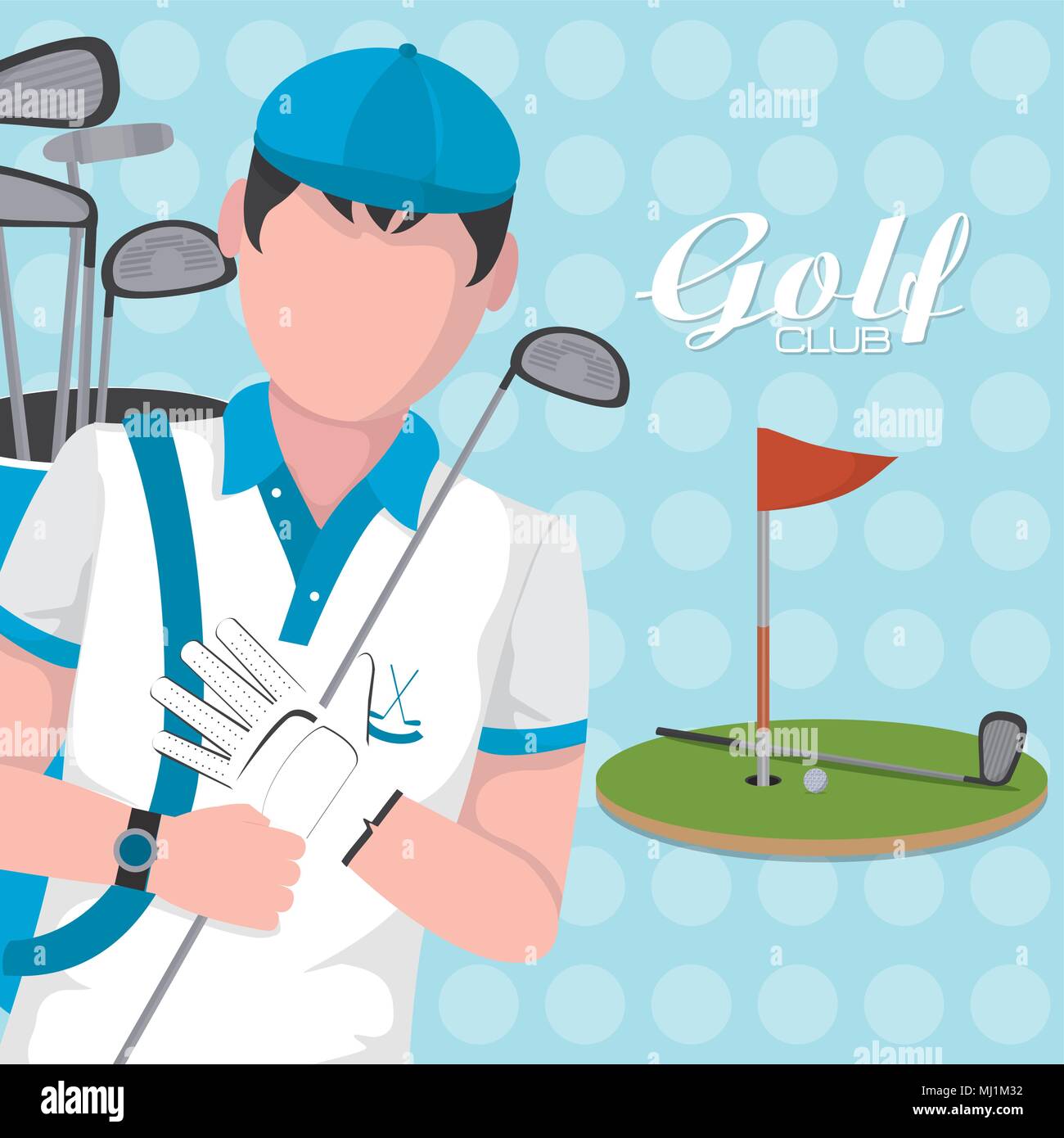 Golf club concept Stock Vector Image & Art - Alamy