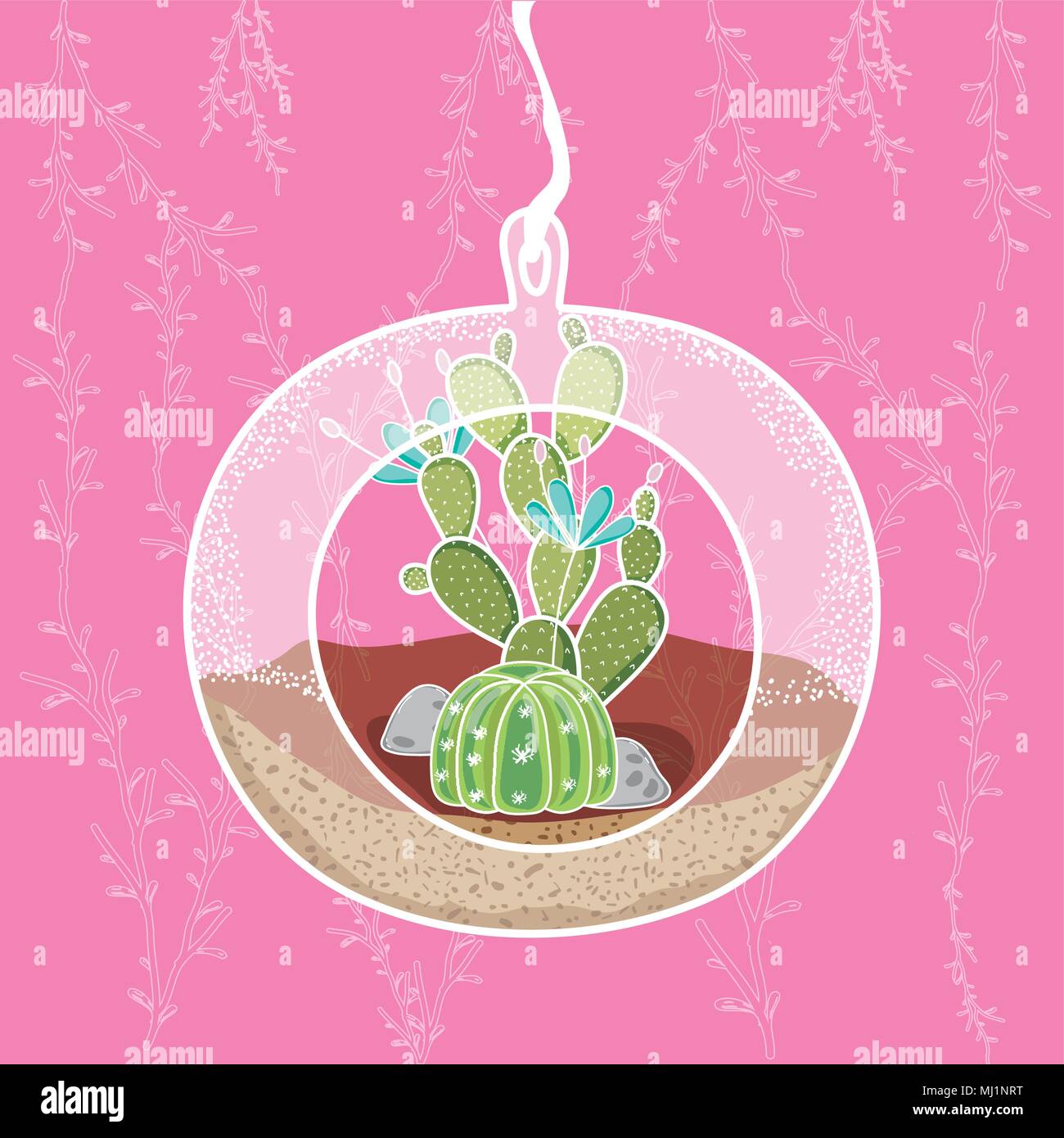 Garden ball bloom blossom Stock Vector Images - Alamy