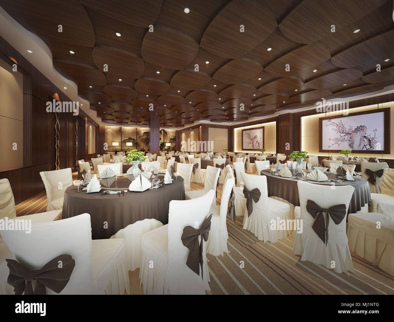 Computer graphics restaurant Stock Photo - Alamy