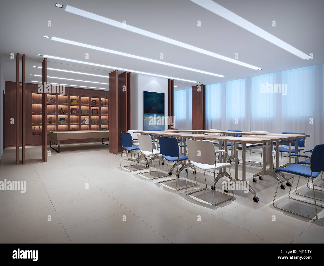 Computer graphics conference room Stock Photo - Alamy
