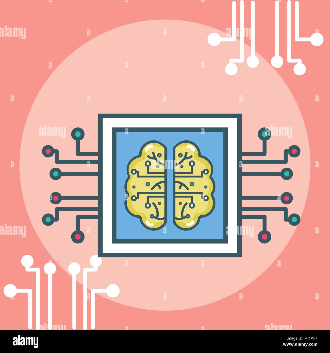 Artificial intelligence concept cartoons Stock Vector Image & Art - Alamy