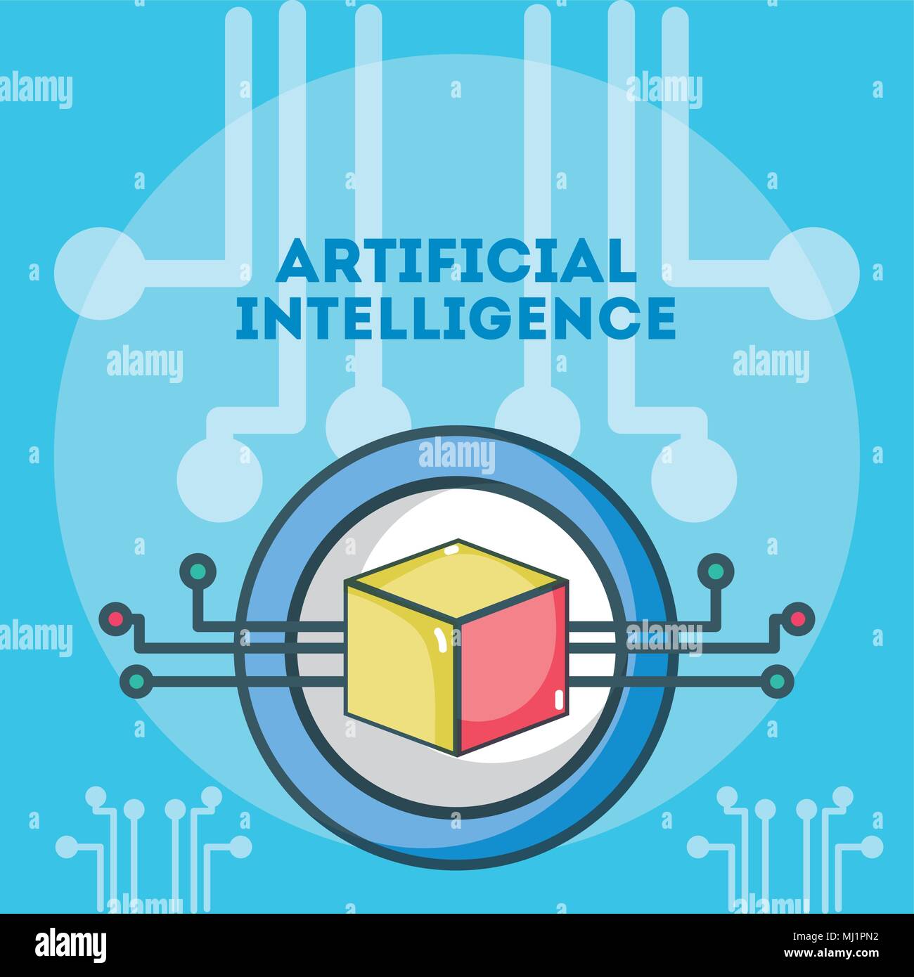 Artificial intelligence concept Stock Vector Image & Art - Alamy