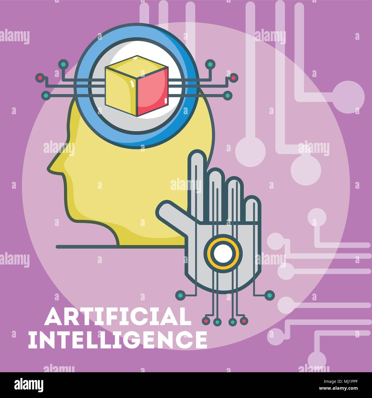 Artificial intelligence concept Stock Vector Image & Art - Alamy