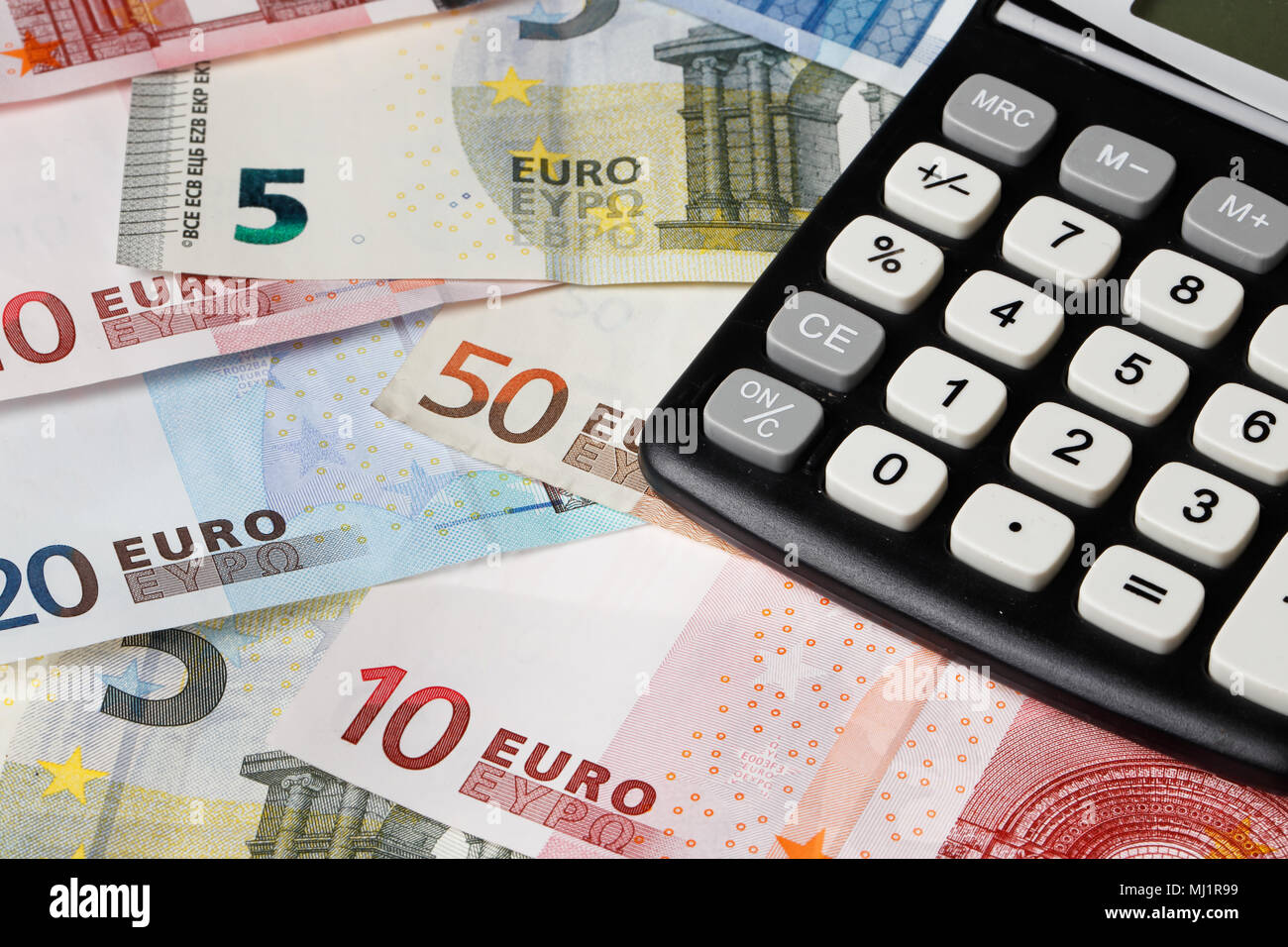 50 euro calculator hi-res stock photography and images - Alamy