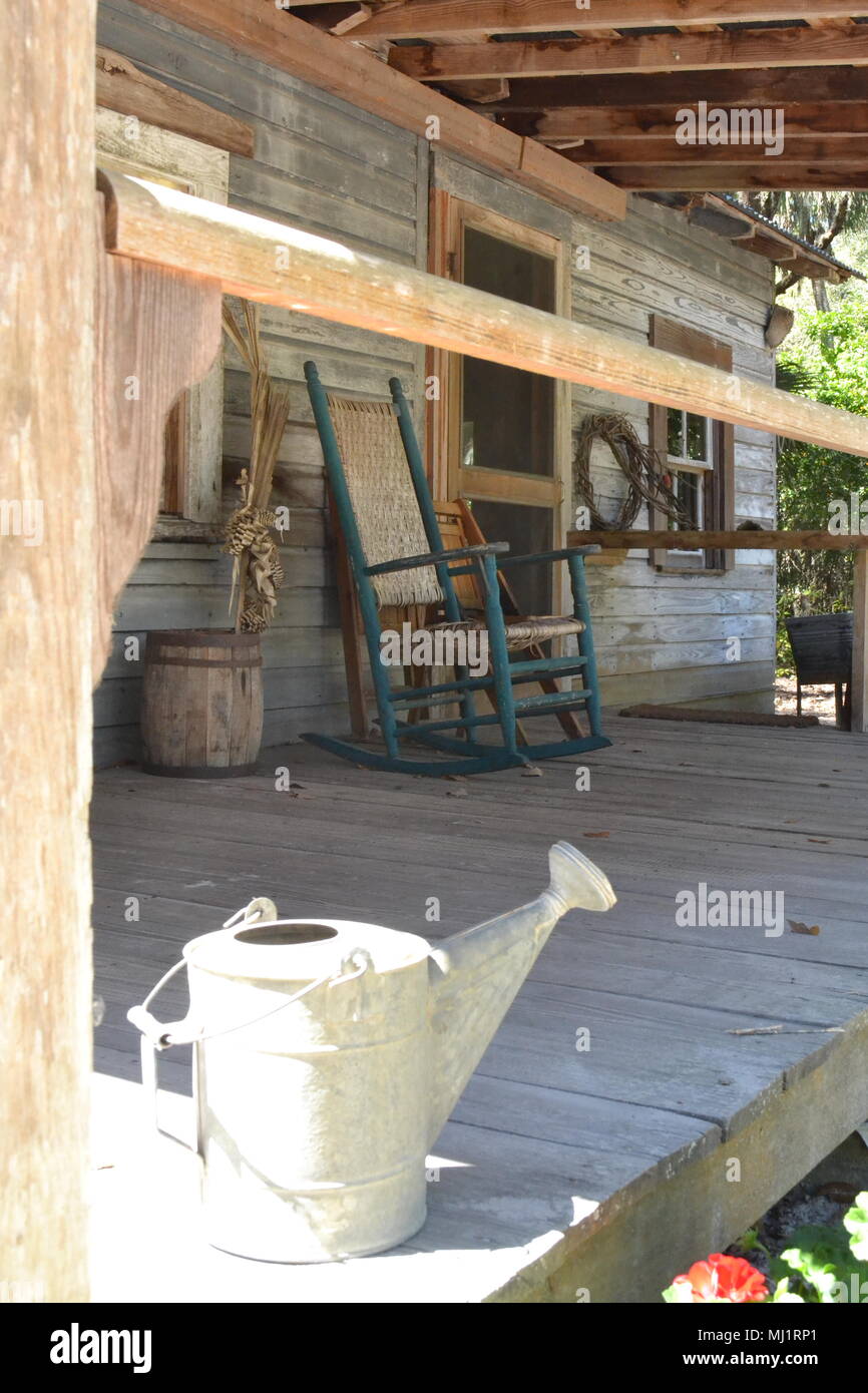 Marjorie Kinnan Rawlings State Historic State Park-Porch4 Stock Photo ...