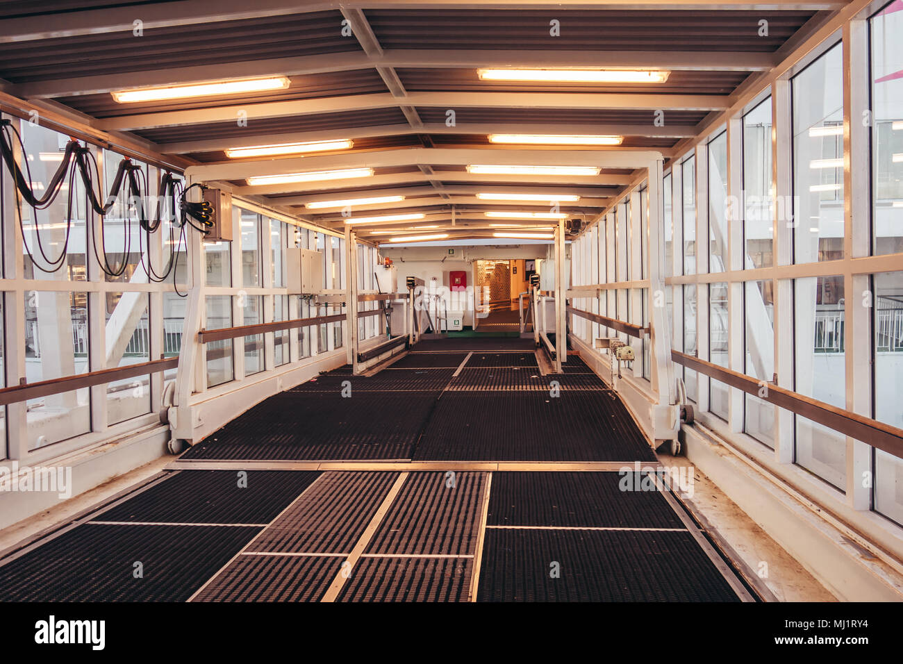 Cruise ship gangway entrance hi-res stock photography and images - Alamy