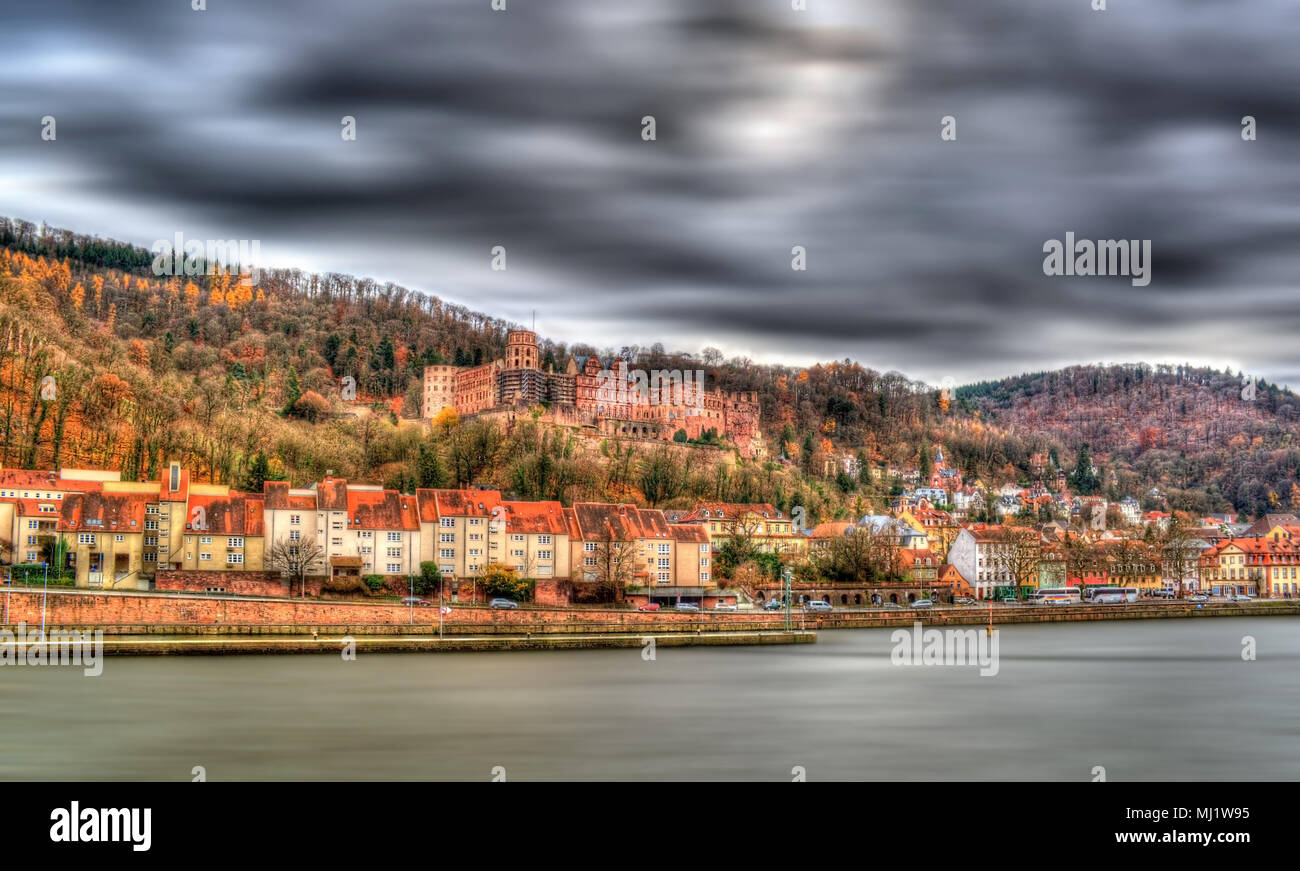 Heidelberger castle panorama hi-res stock photography and images - Alamy