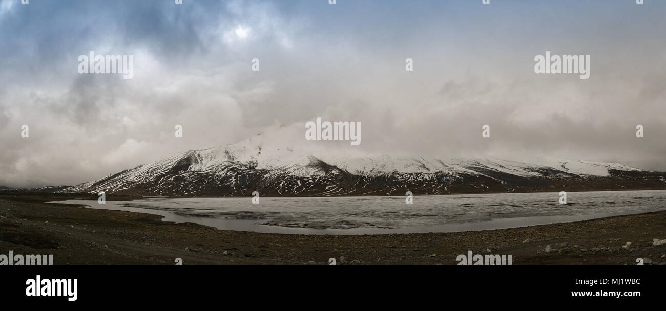 Shandur lake and pass, Gilgit-Baltistan Province, Pakistan Stock Photo ...