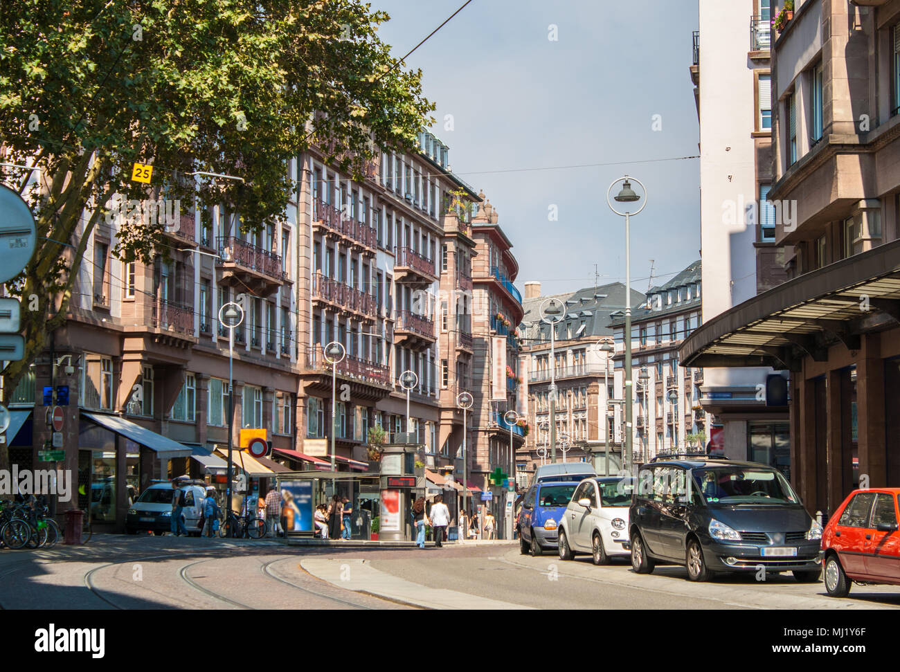 View of Strasbourg city center. France Stock Photo - Alamy