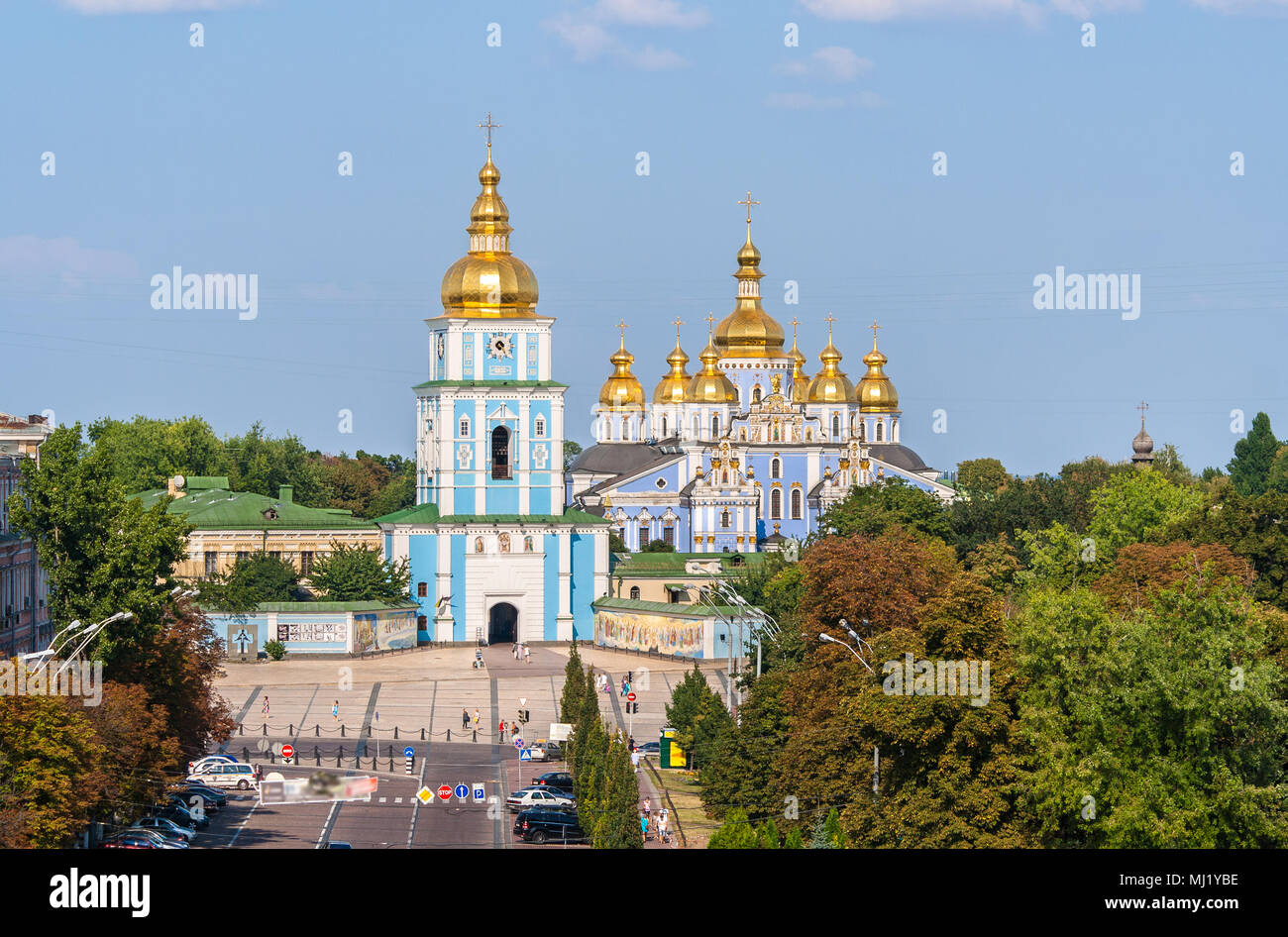 St. Michael's Golden-Domed Monastery. Kiev, Ukraine Stock Photo - Alamy