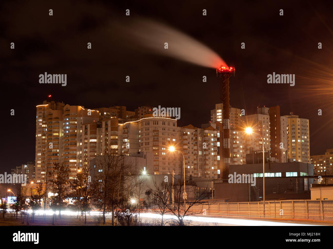Kyiv, night scene Stock Photo - Alamy