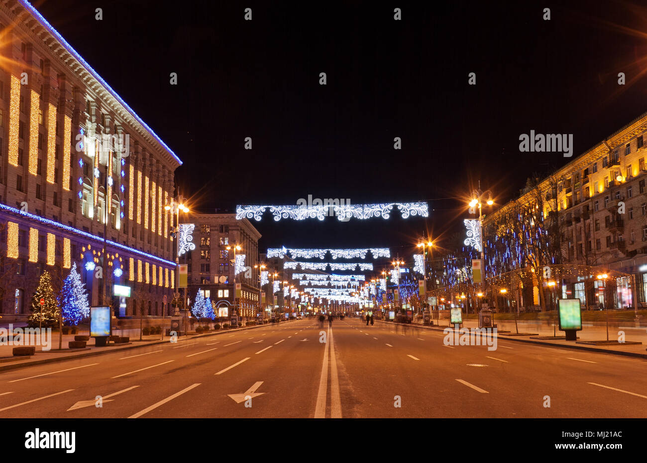 The main street of Kyiv Stock Photo - Alamy