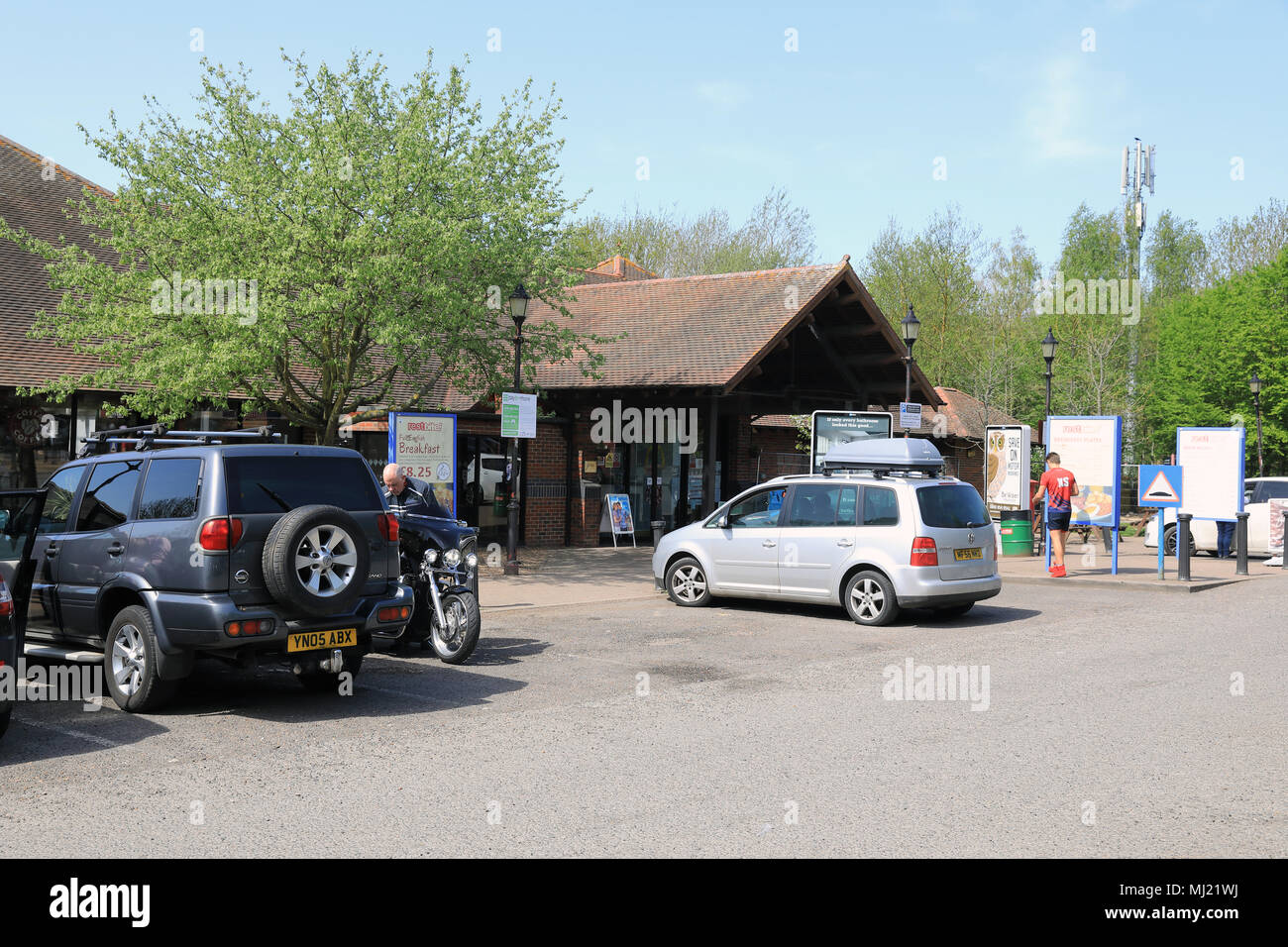 Roadchef M20 services at Junction 8, near Maidstone, in Kent, England ...