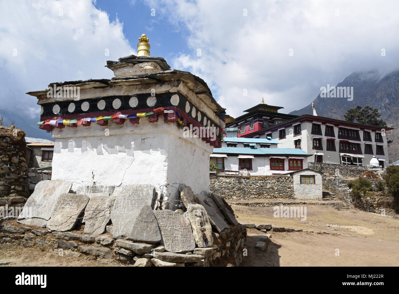 Tengboche monastery hi-res stock photography and images - Alamy