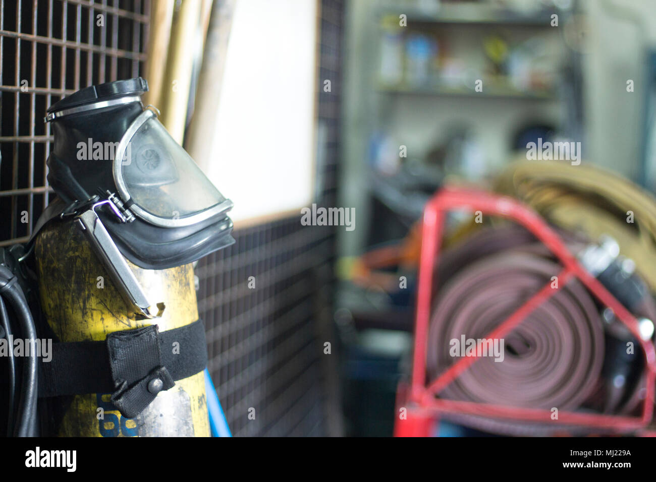 Fire station firefighter training equipment protective uniform used by ...