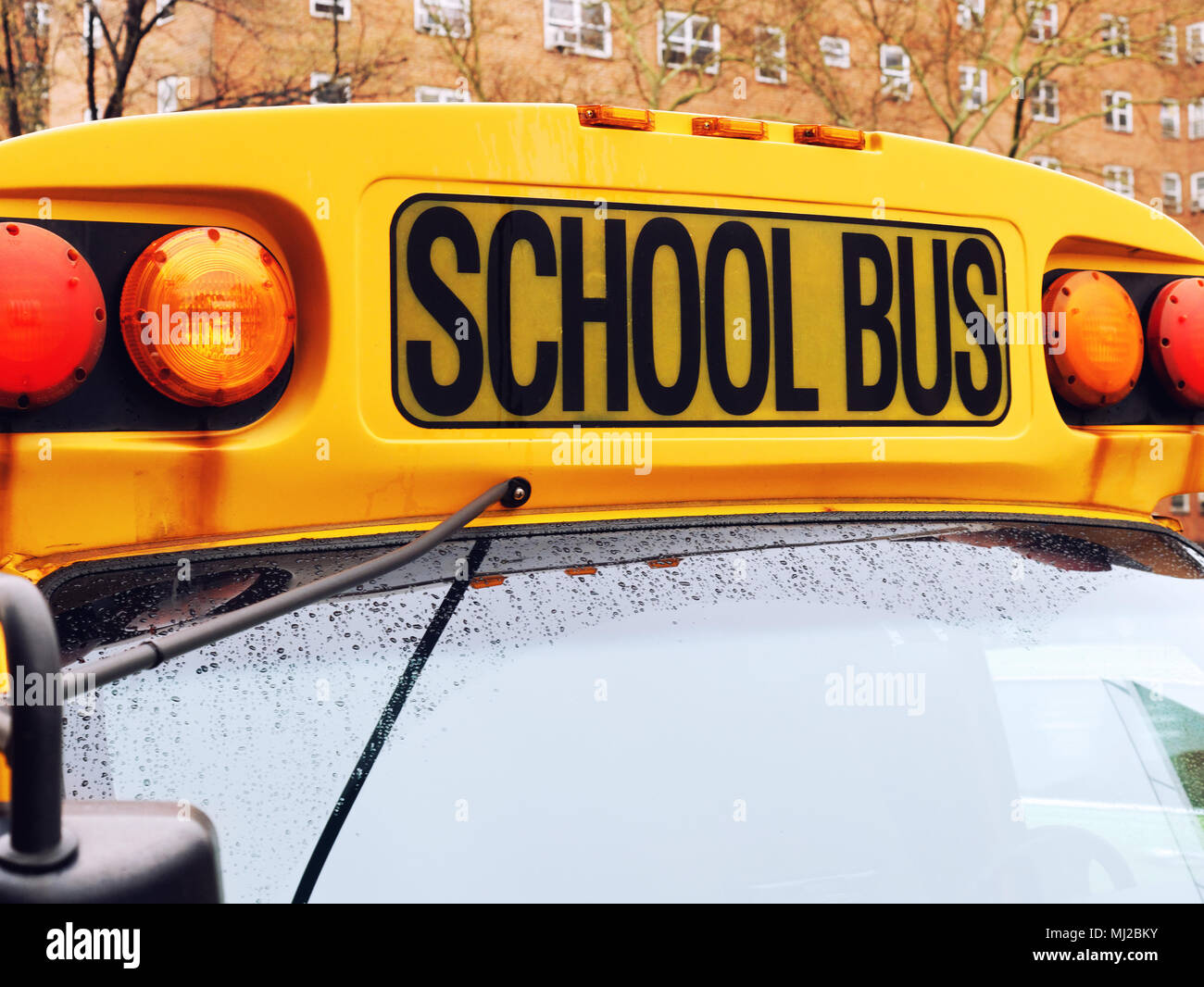 School bus sign hi-res stock photography and images - Alamy