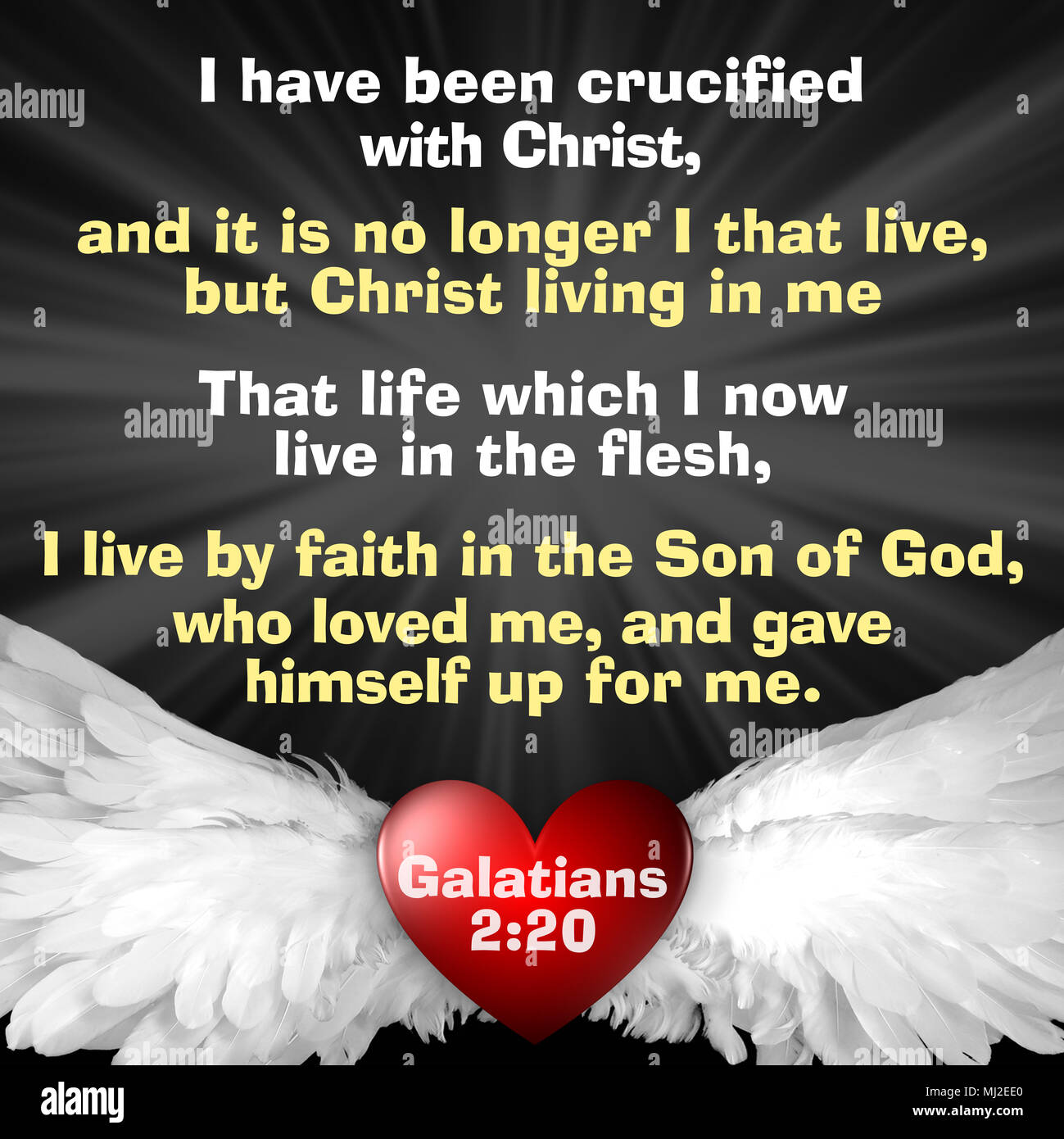 I have been crucified with Christ, and it is no longer I that live, but ...