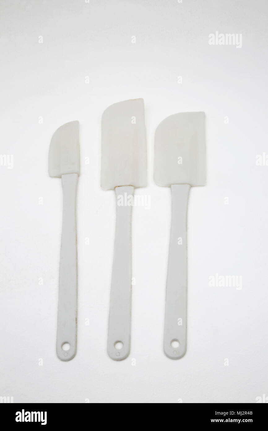 Silicone Spatula with Plastic Handle Stock Photo - Alamy