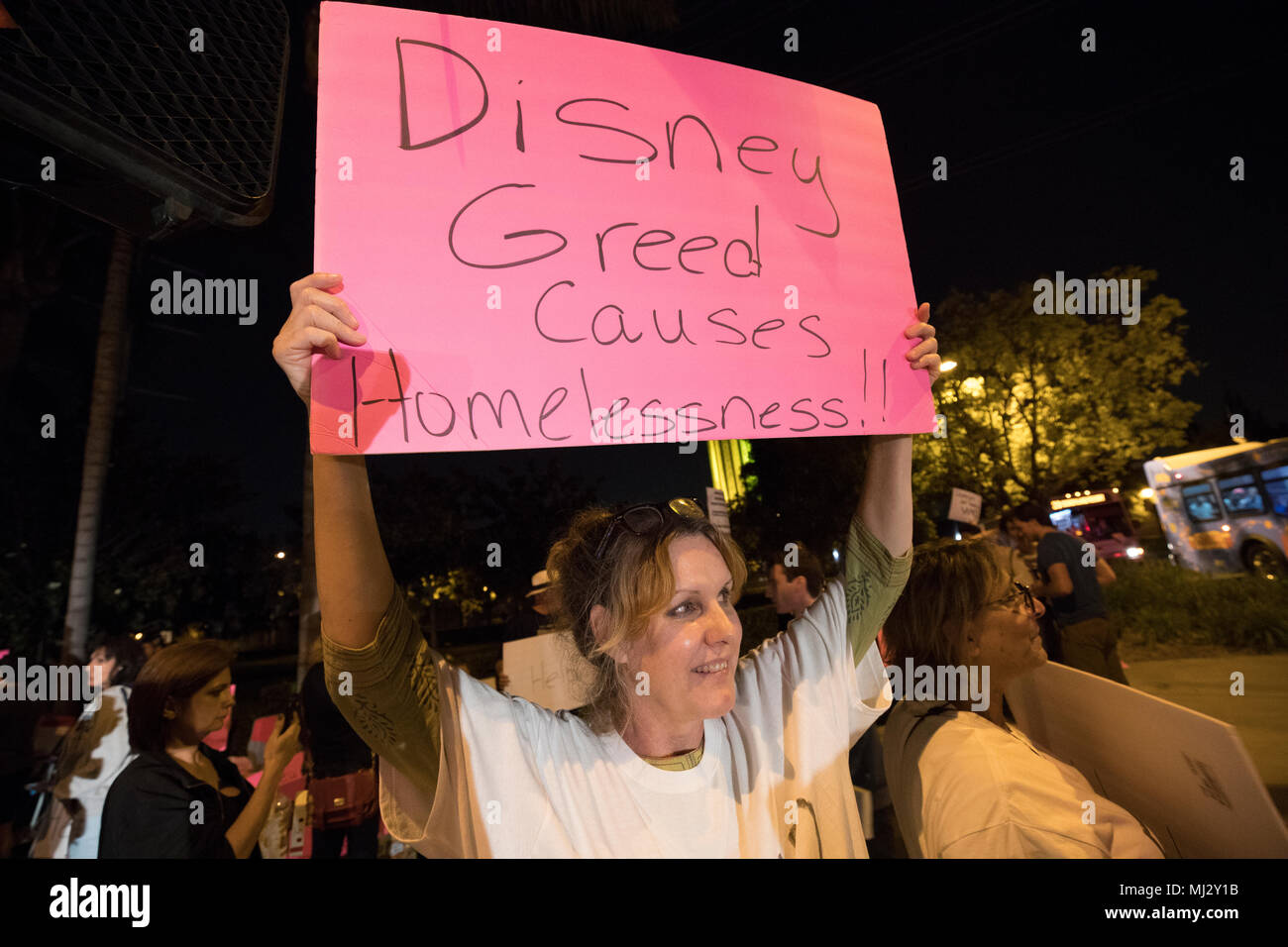 Disney protest hi-res stock photography and images - Alamy