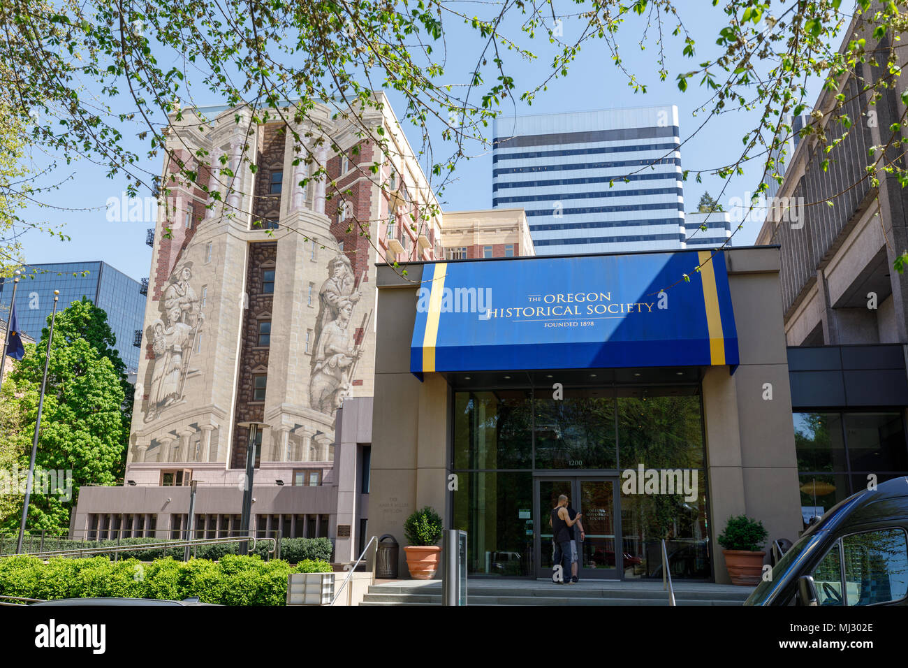 Portland park blocks hi-res stock photography and images - Alamy