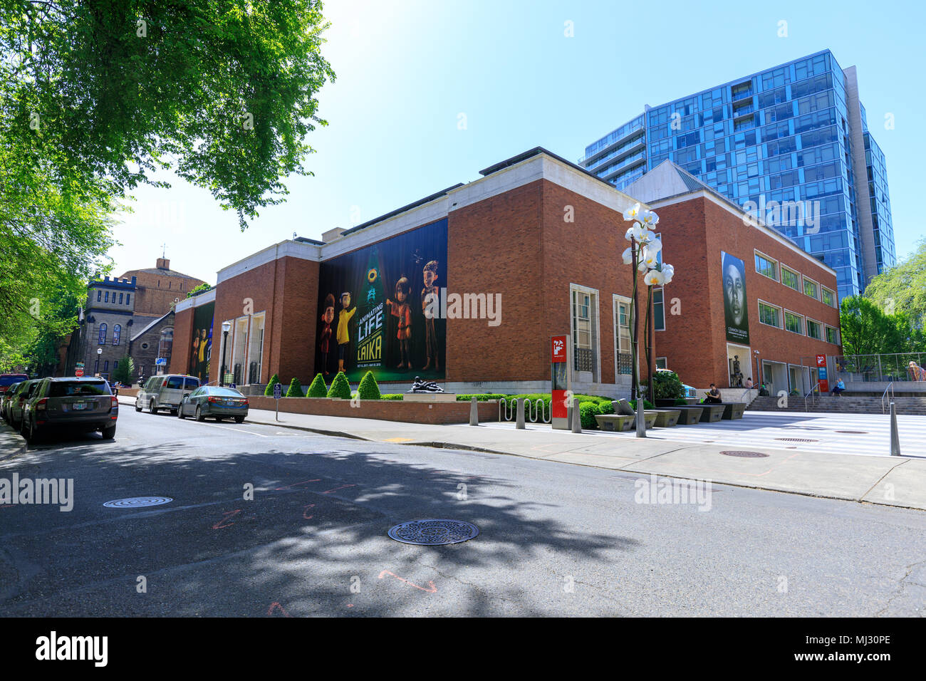 Portland, Oregon, USA - April 26, 2018 : Portland Art Museum, Variety ...
