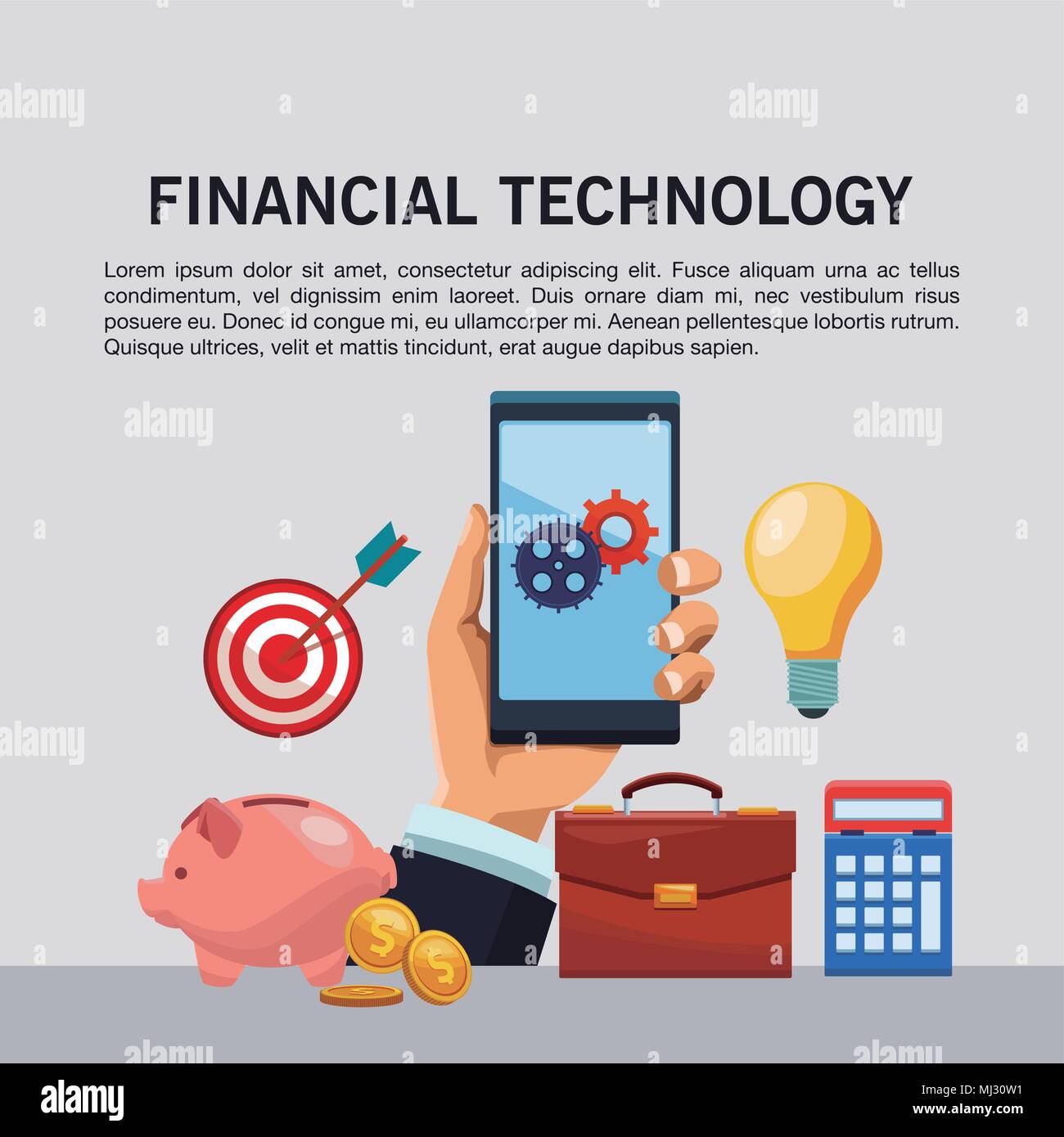 Financial technology infographic Stock Vector Image & Art - Alamy