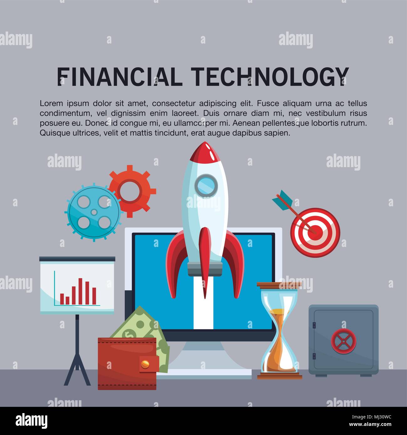 Financial technology infographic Stock Vector Image & Art - Alamy
